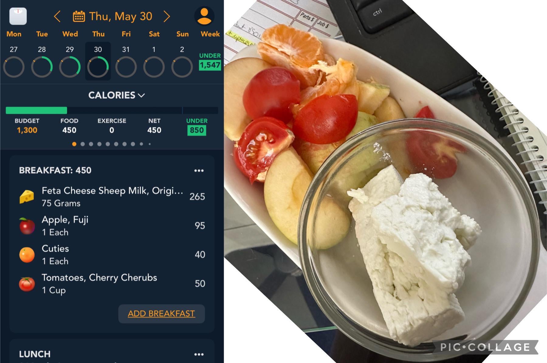 Fruit & Feta & Tomato Breakfast - Dining and Cooking