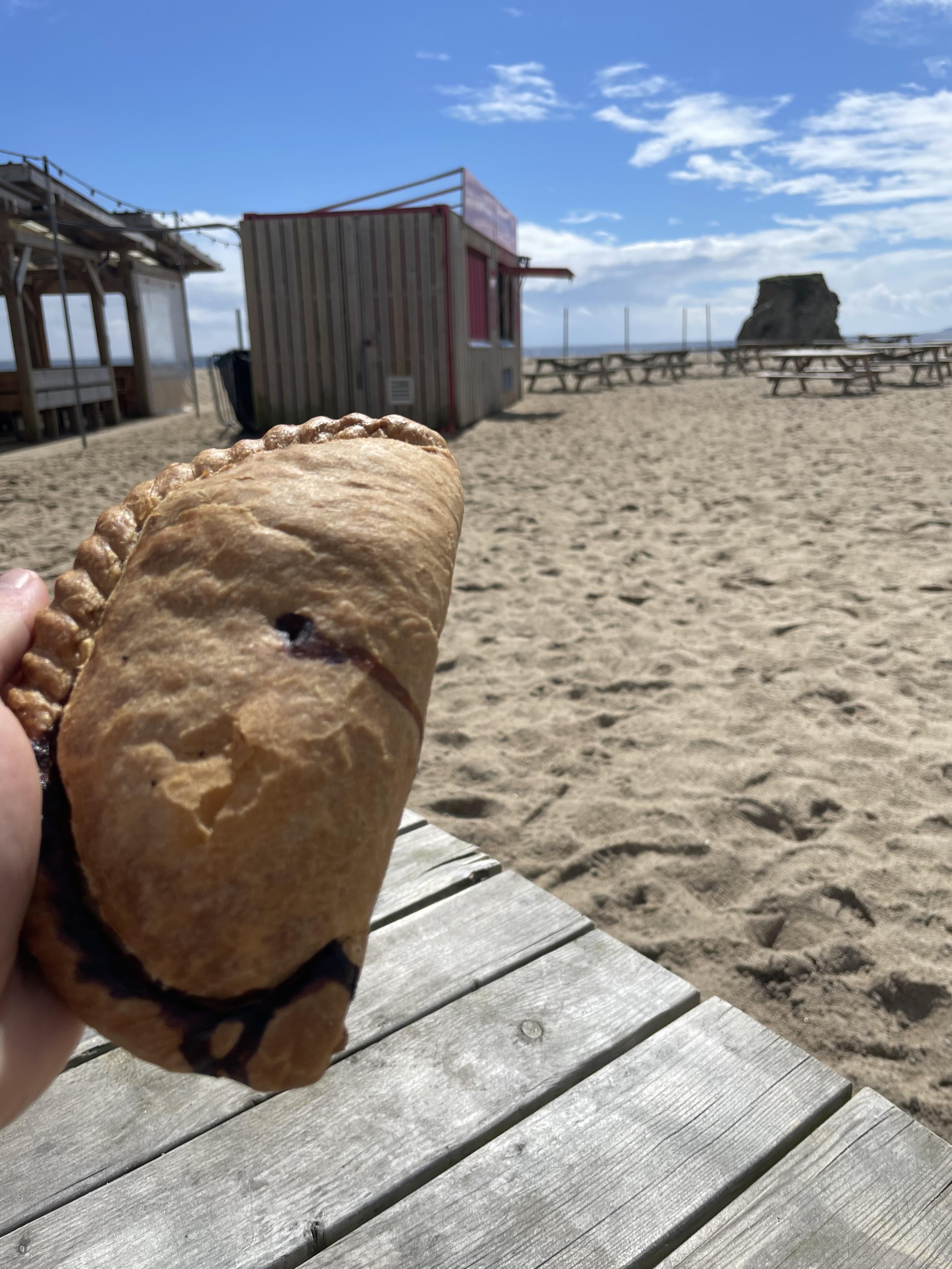 Cornish Pasty on the beach - Dining and Cooking