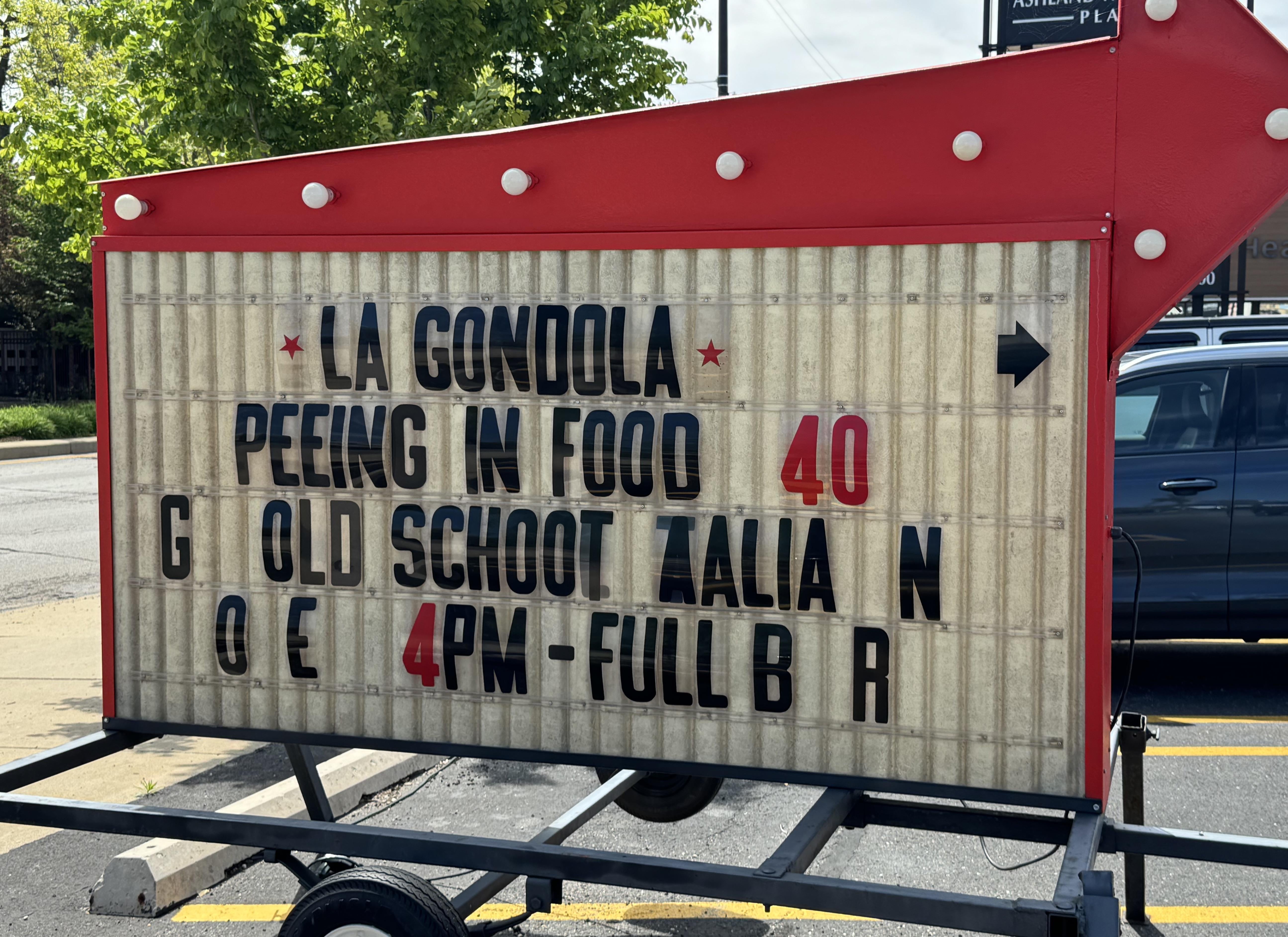 Personally, I never pay over $25 for my Italian food to be peed on ...