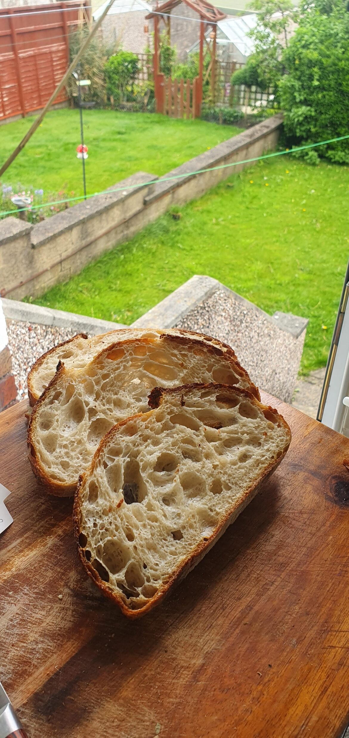 65% total hydration open crumb. Anything is possible🎉 - Dining and Cooking