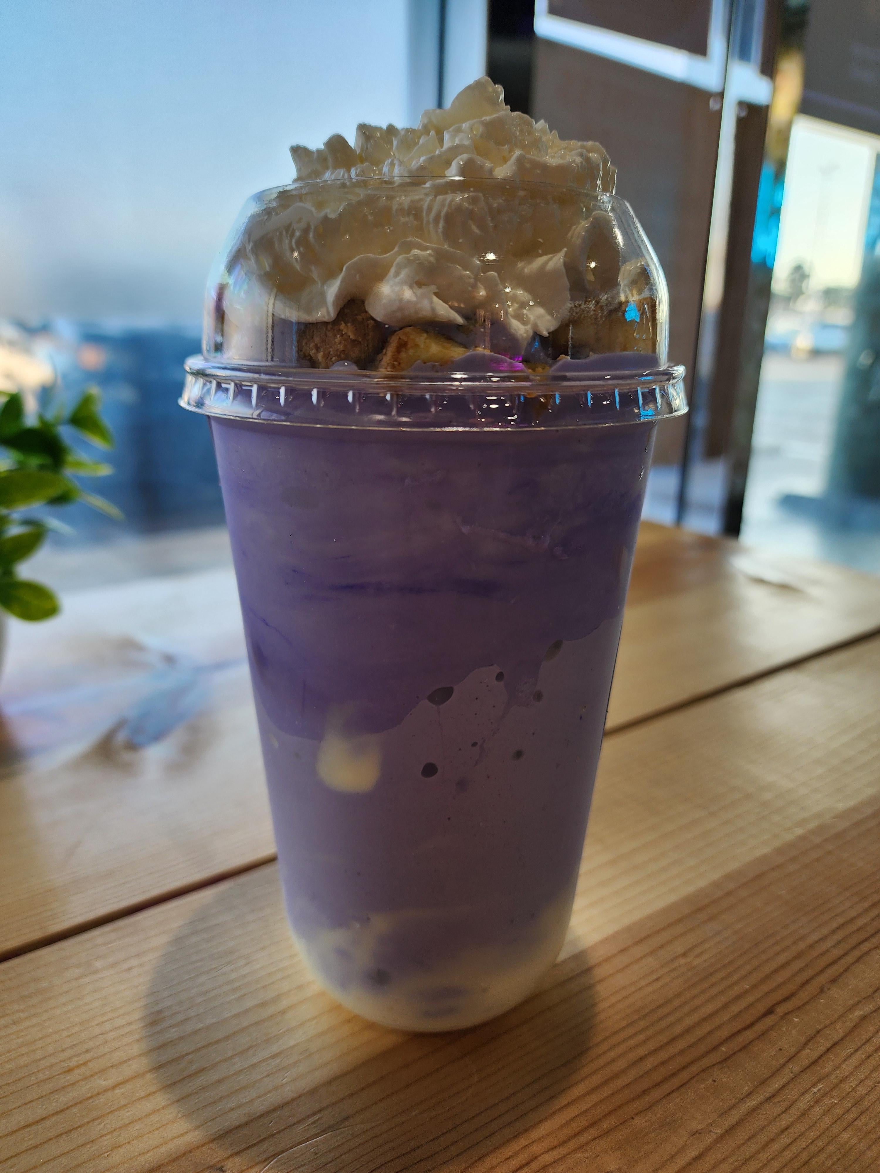 [I ate] or drank ube cheesecake milkshake - Dining and Cooking