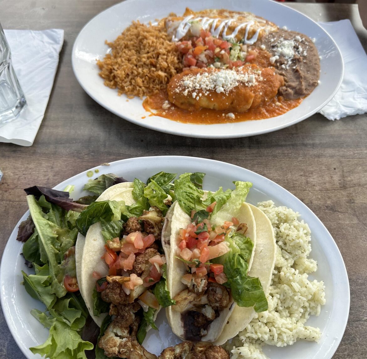 Got to enjoy this vegan Mexican lunch today in Vancouver, Canada ...