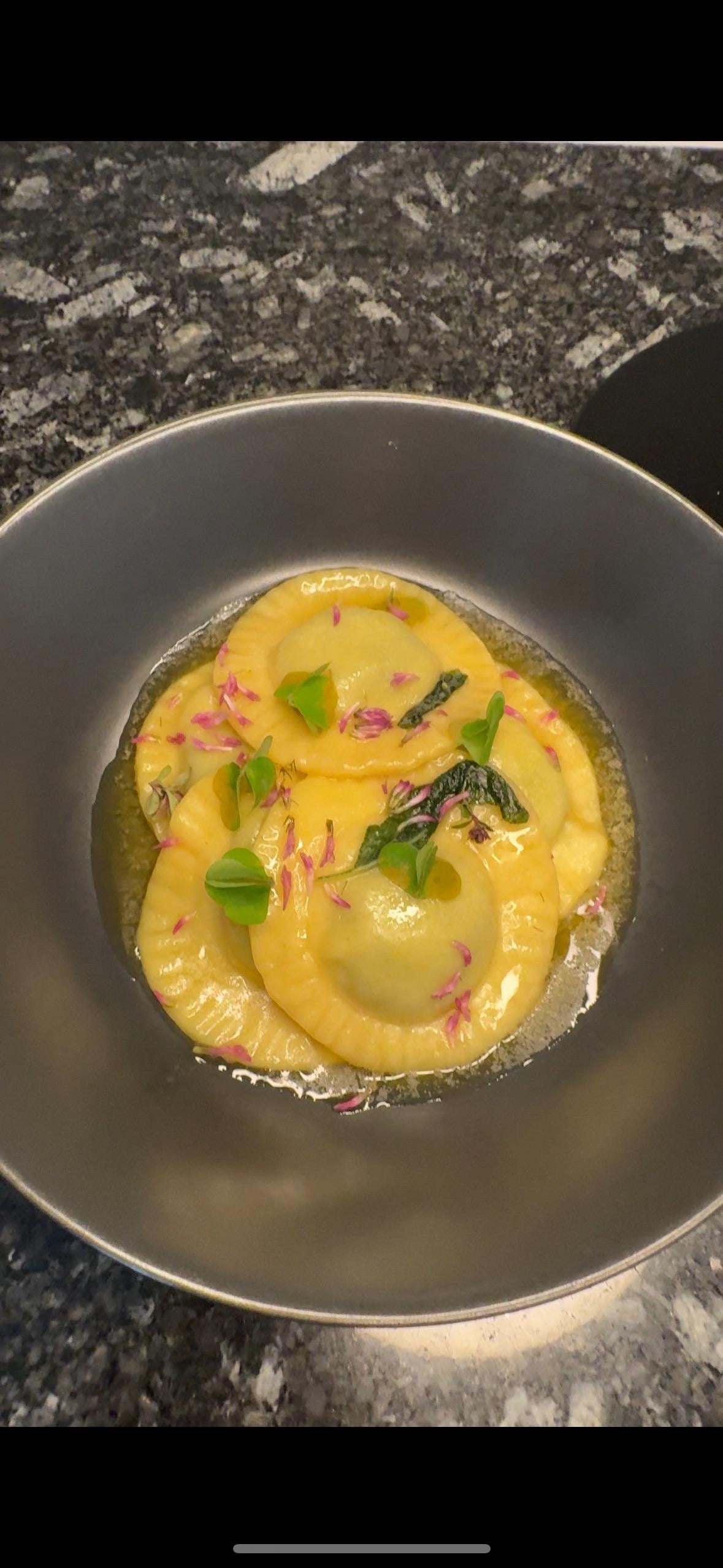 Spring Ravioli with Stinging Nettle - Dining and Cooking
