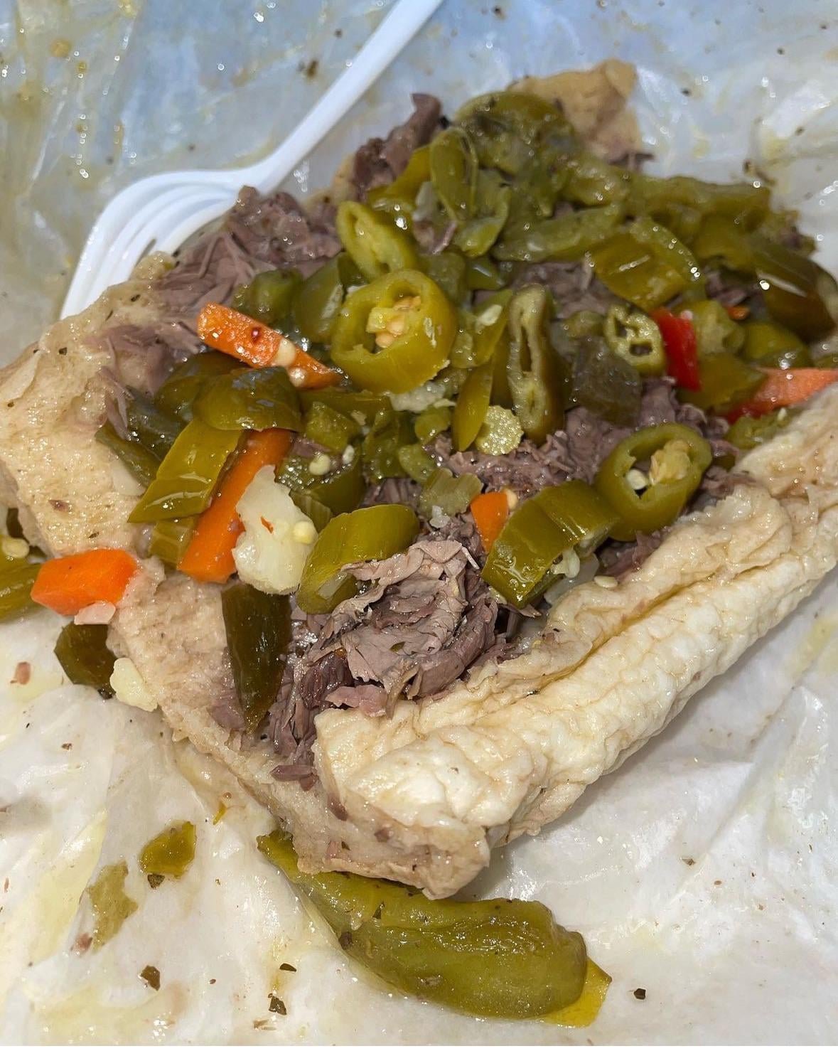 Chicagos finest sandwich, the iconic Italian Beef sandwich from Johnnie ...