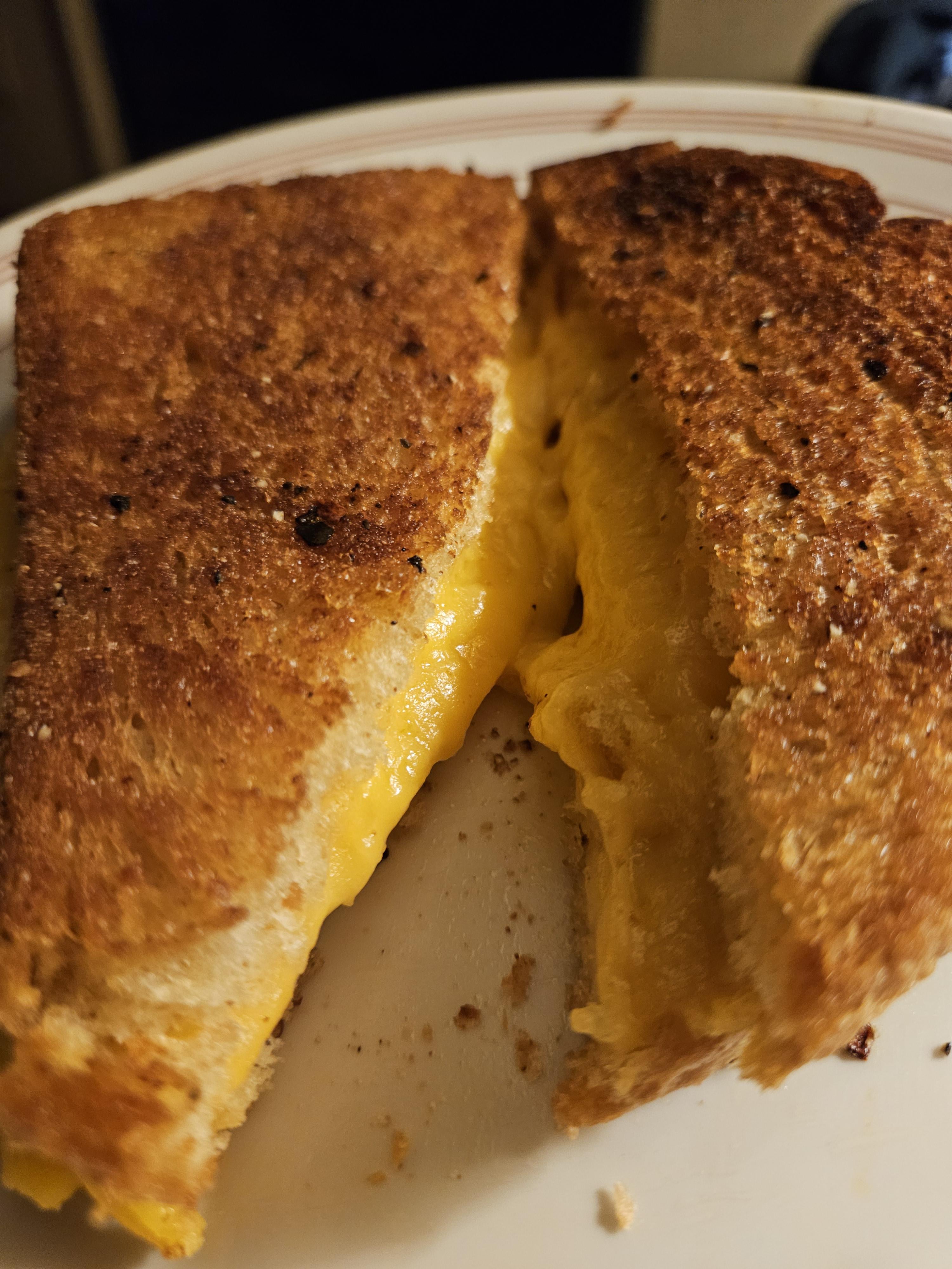 I shall call it baby vomit grilled cheese - Dining and Cooking