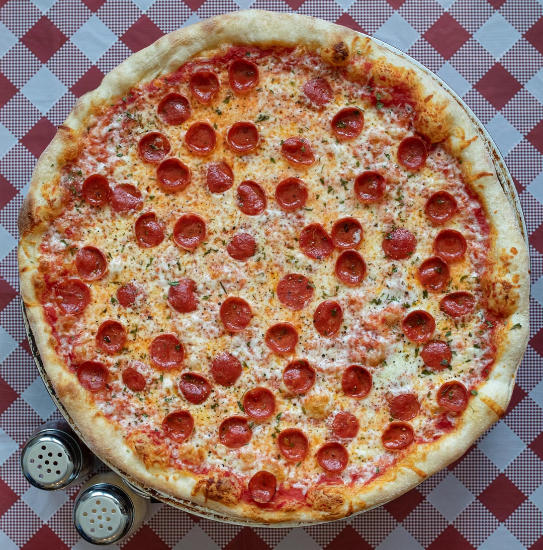 18” inch Pepperoni Pizza in the home oven. Cowabunga, dude! - Dining ...