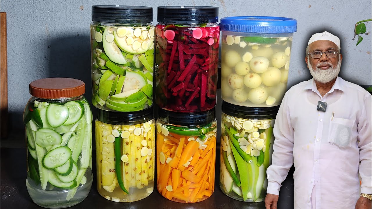 Arabic Style Pickled Veggies | Quick Pickles | Cucumber | Carrot ...