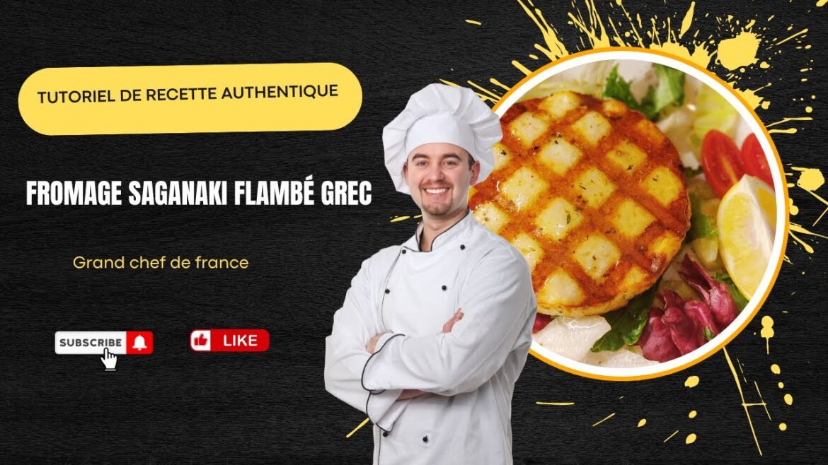 Tutoriel de recette authentique de fromage Saganaki flambé grec ...