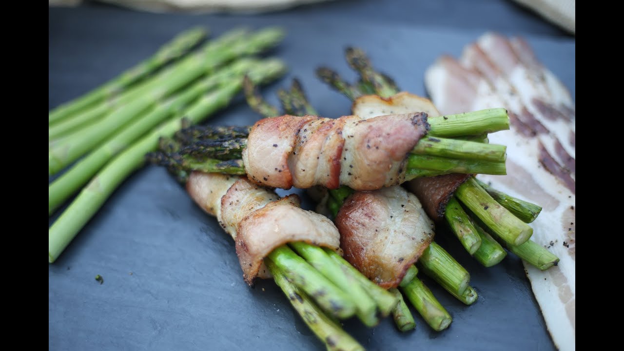 How to Grill Bacon-Wrapped Asparagus - Dining and Cooking