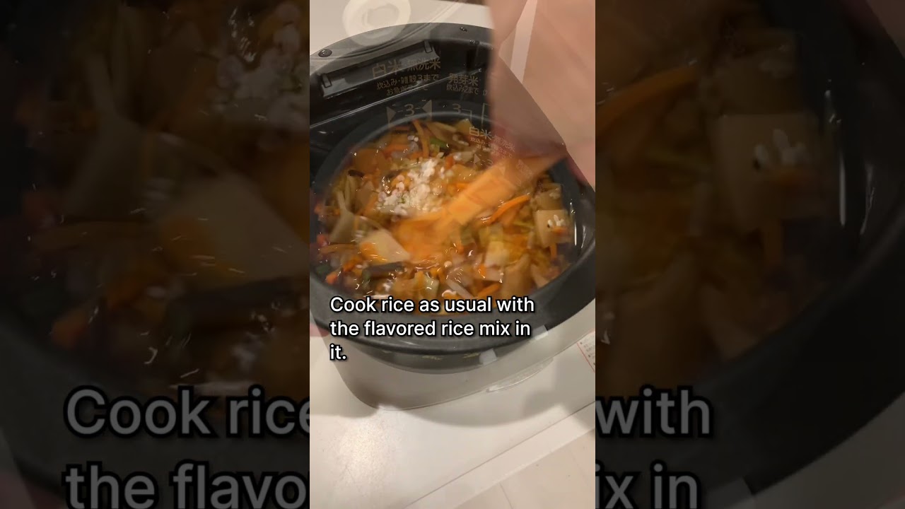 Easy Japanese Flavored Rice with Matsutake Mushroom Flavored Rice Mix ...