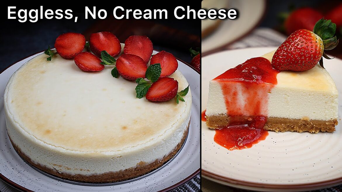 Healthy Homemade Yogurt Cheesecake Recipe~No Cream Cheese, No Eggs ...