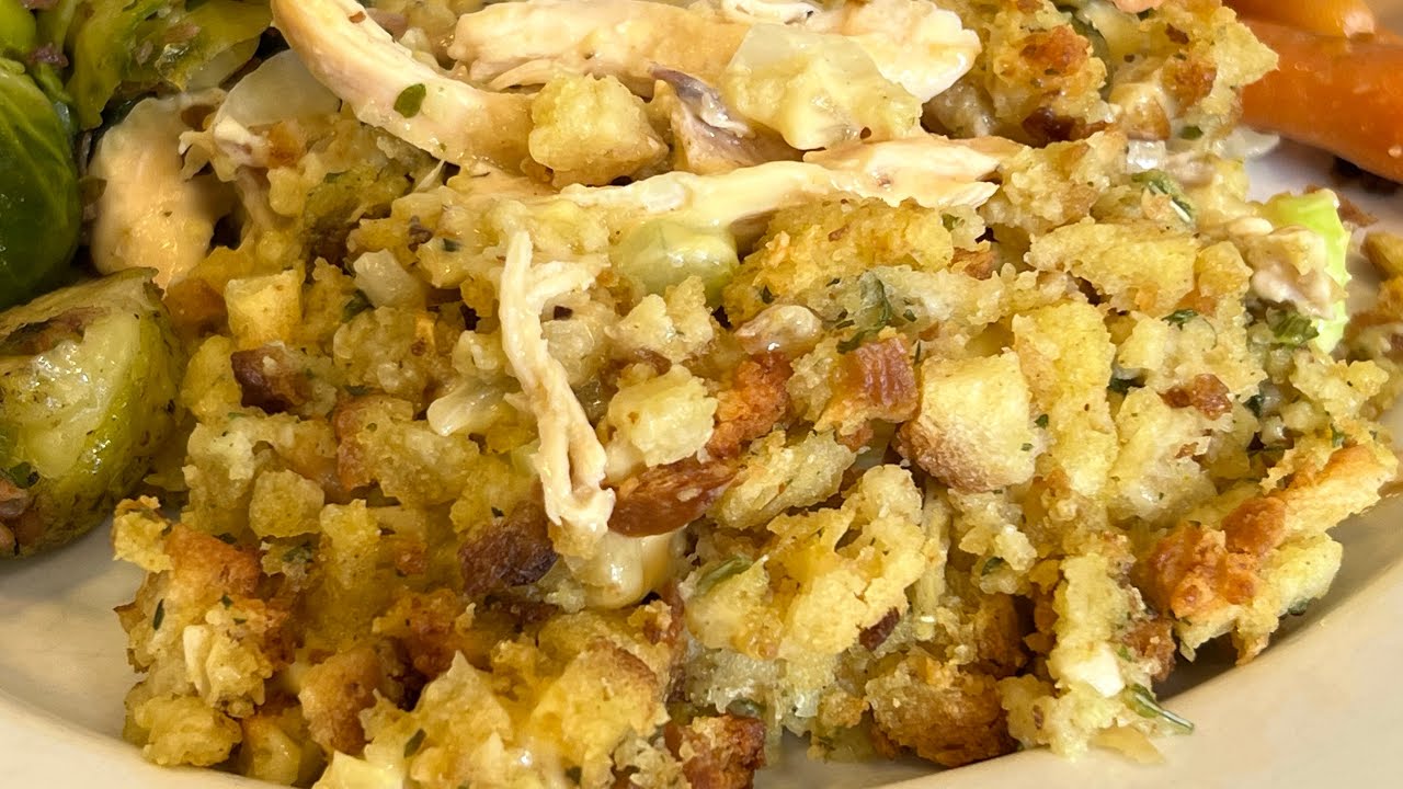 Chicken Dressing Casserole - Dining and Cooking