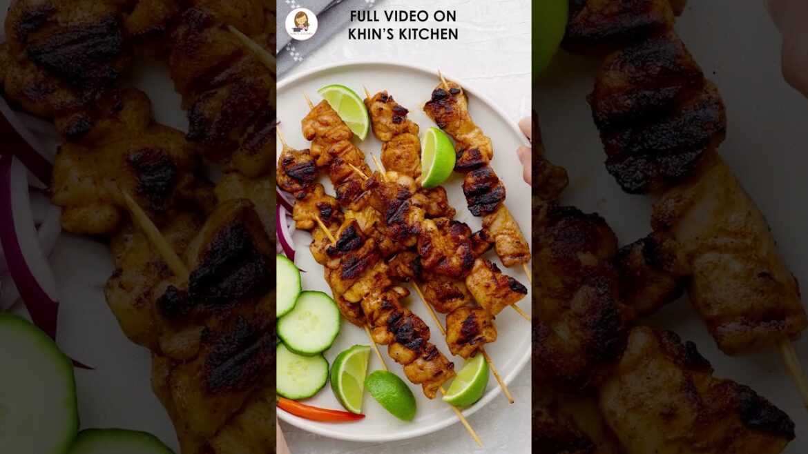 Easy Satay Chicken Recipe with Dipping Sauce | Khin's Kitchen - Dining ...