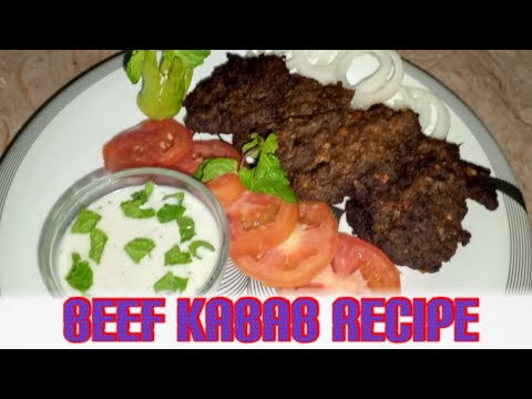 Beef Kabab Recipe | How to Make Beef Kebab | Restaurant style Kabab ...