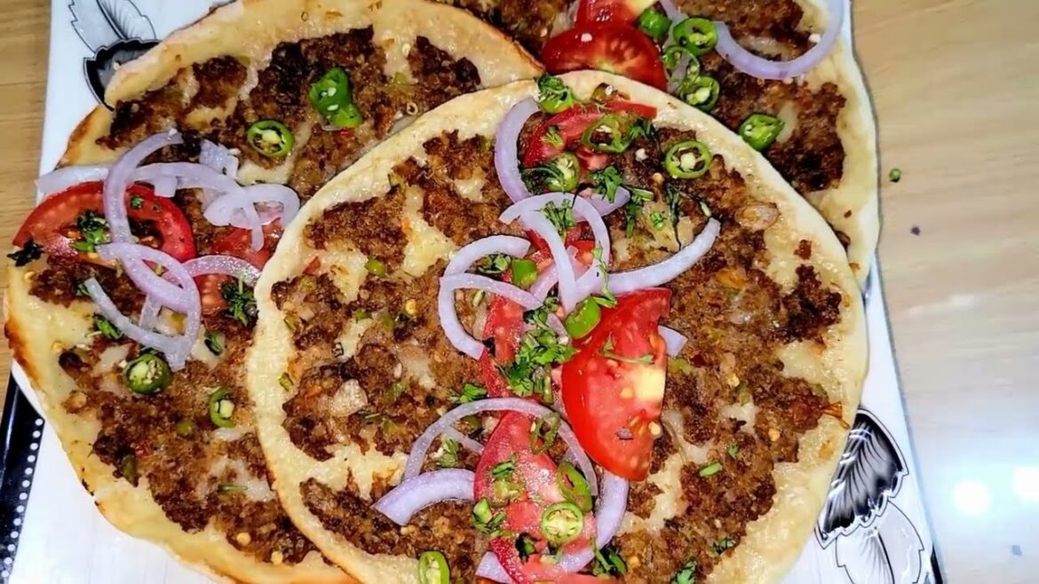 Turkish pizza recipe | Lahmacun recipe | Eid ul Adha special recipe ...