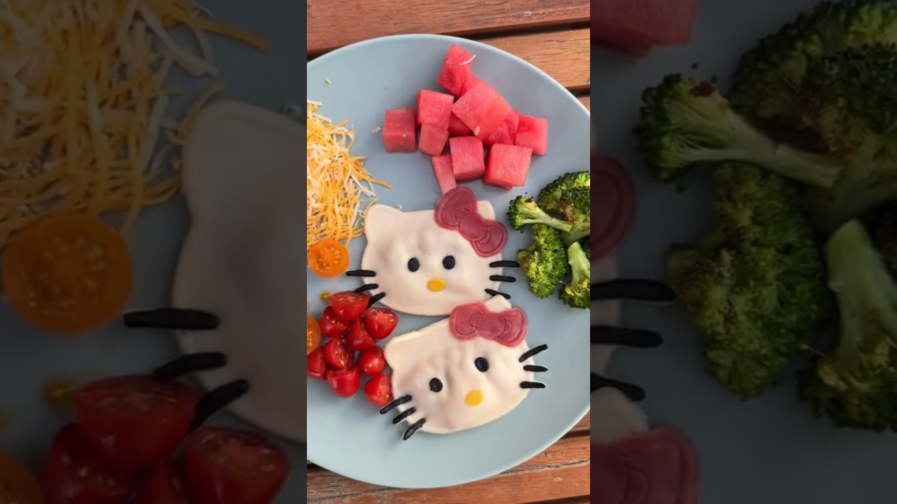 Everyone’s favorite kitty turned into pasta! Hello Kitty Ravioli made ...