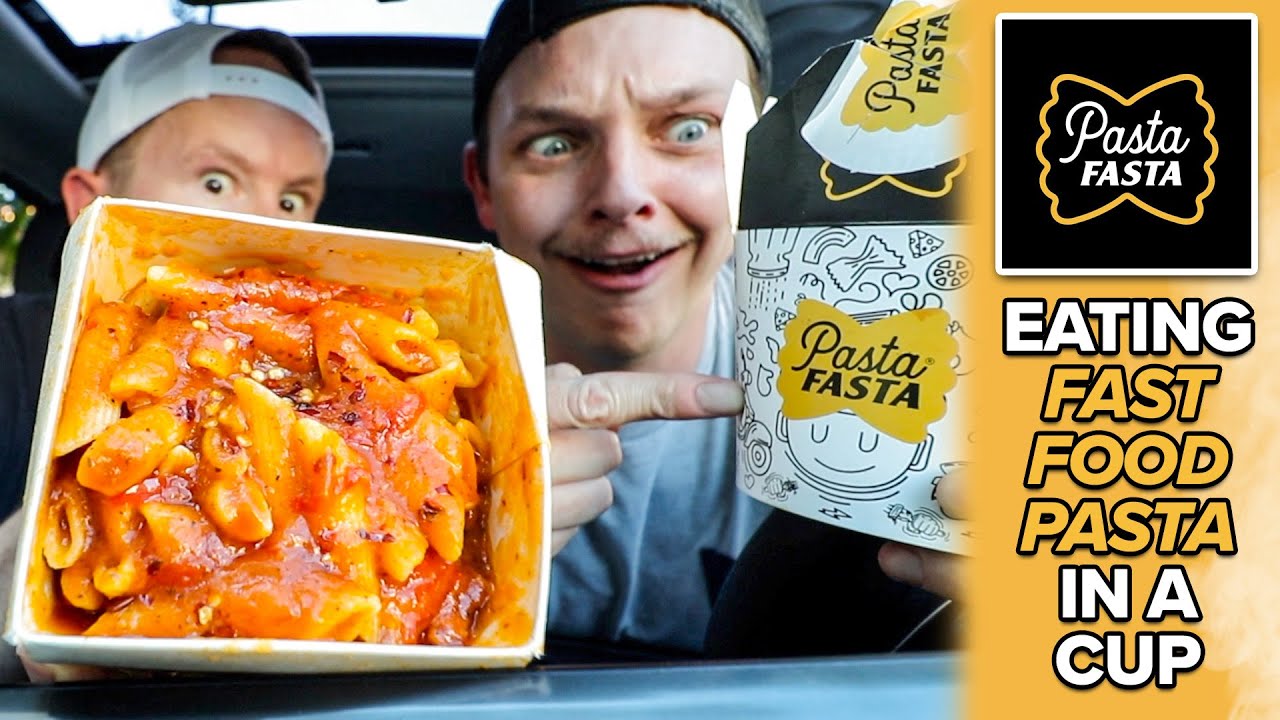 Eating Pasta all'Amatriciana from Pasta Fasta in Lincoln Park, Chicago ...