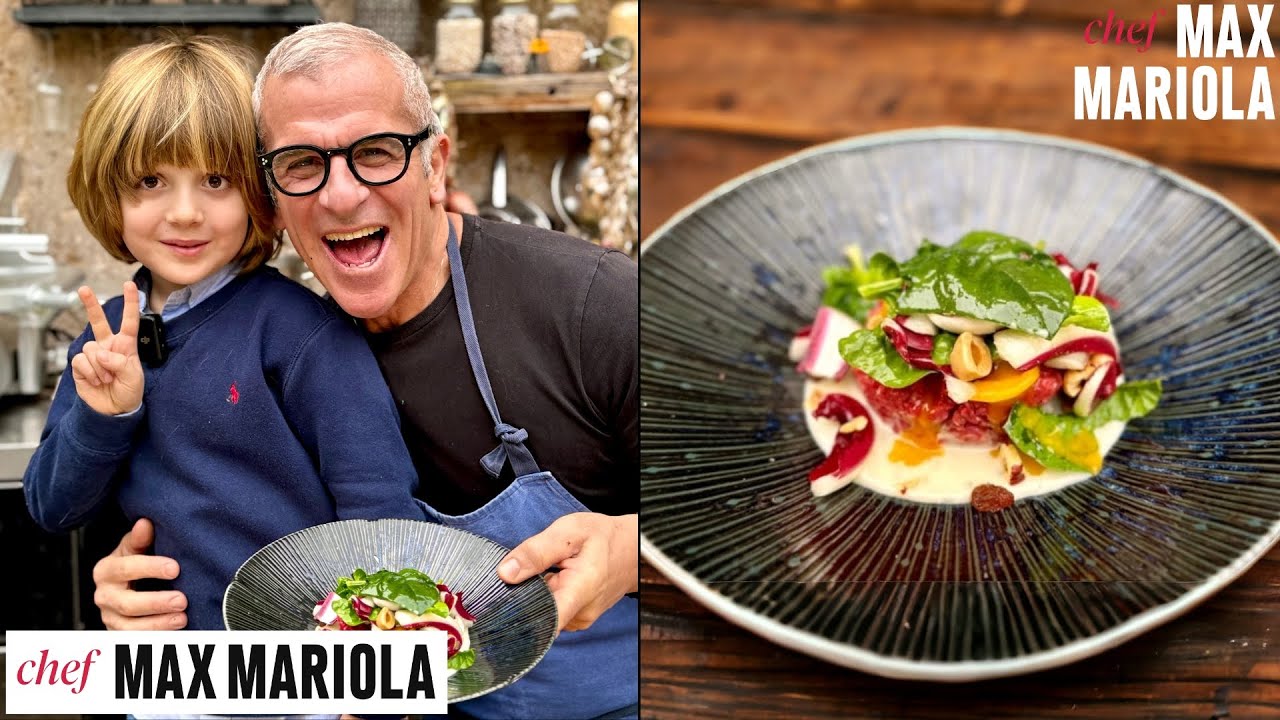 TARTARE DI MANZO CON UOVO su Crema di Gorgonzola - Ricetta di Chef Max ...