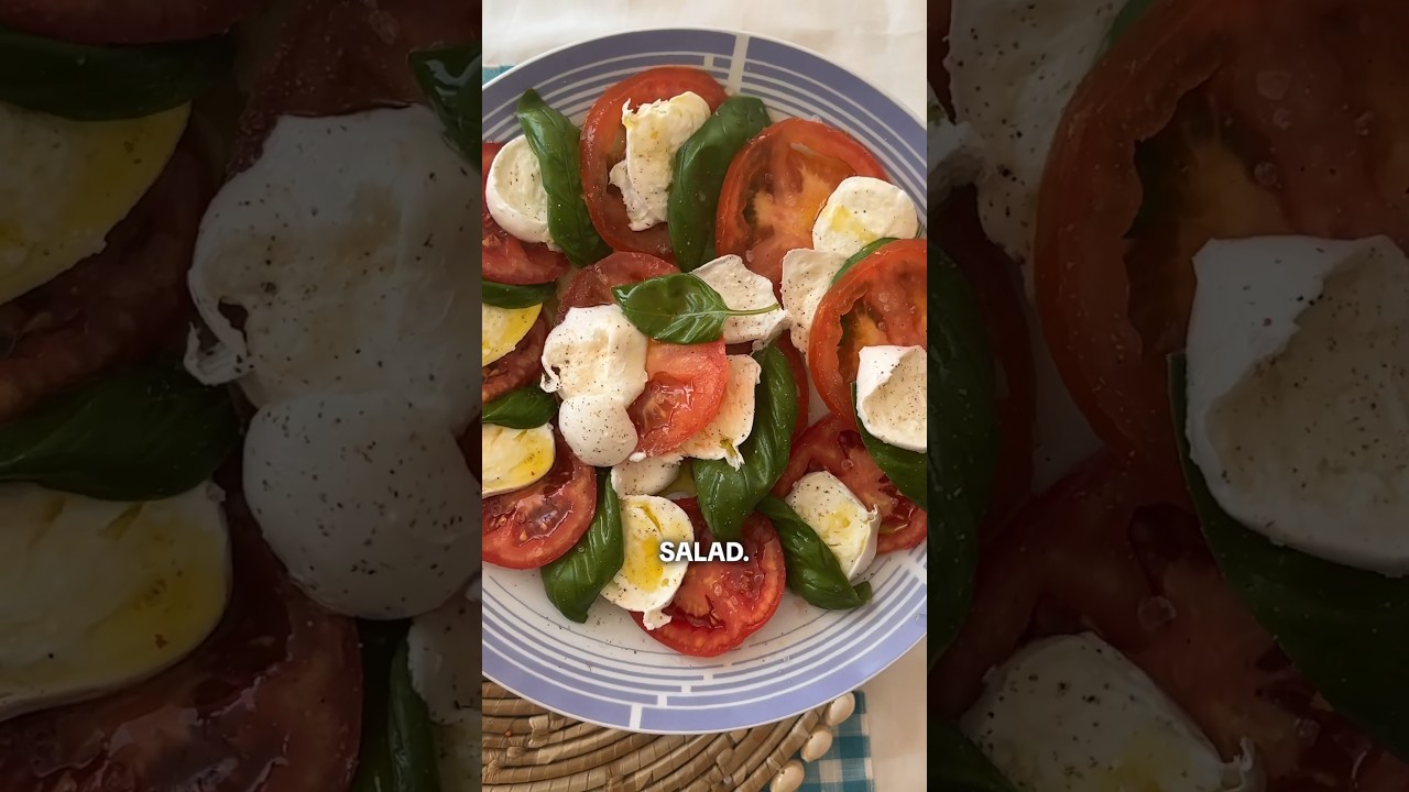 Meals from the Mafia | Caprese Salad - Dining and Cooking