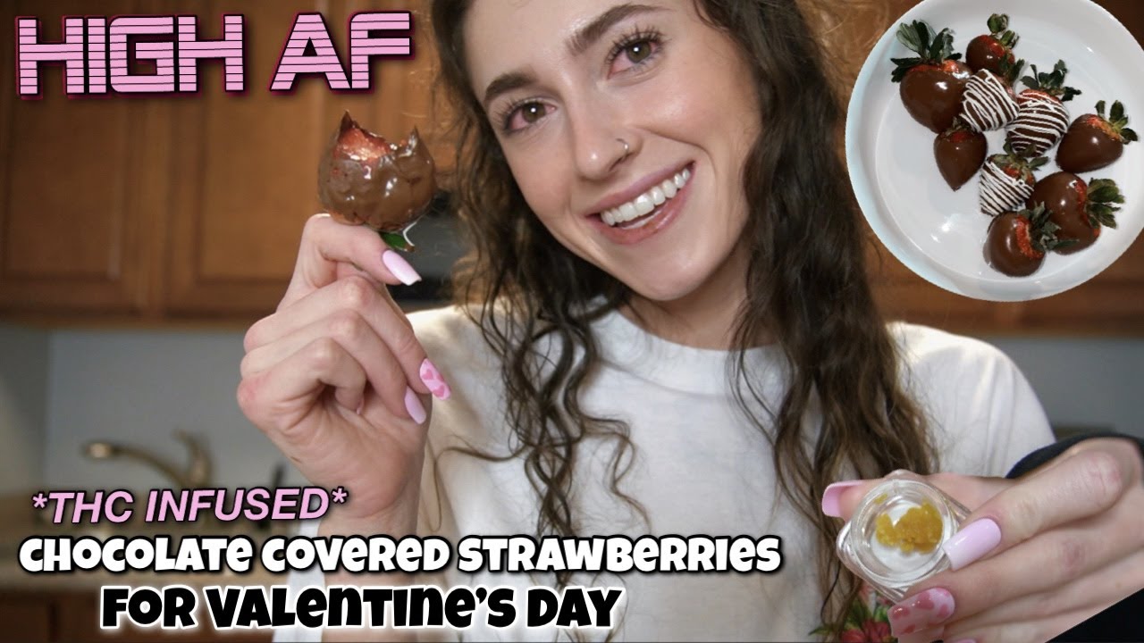 MAKING INFUSED CHOCOLATE COVERED STRAWBERRIES HIGH AF - Dining and Cooking