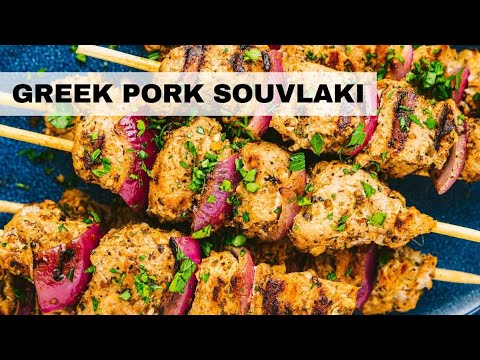 SOUVLAKI: Best GREEK Street Food! (Greek Souvlaki Recipe) - Dining and ...