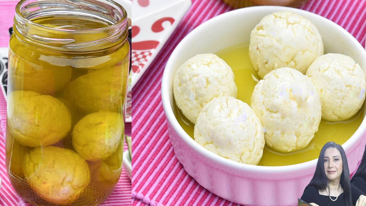 Yogurt Balls (Labneh Balls) - Dining and Cooking
