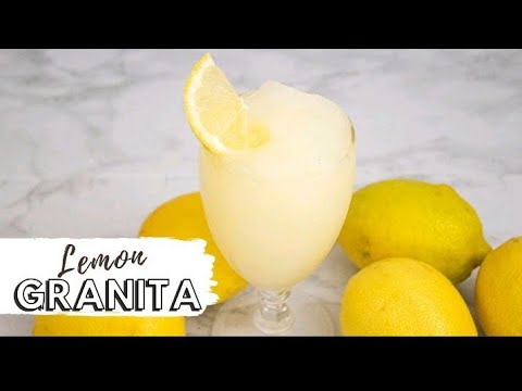 LEMON GRANITA RECIPE - Dining and Cooking