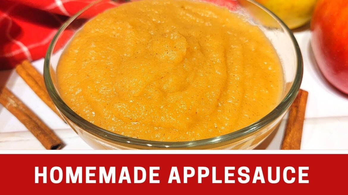 Best Homemade Applesauce Recipe || How to make Apple Sauce at Home ...