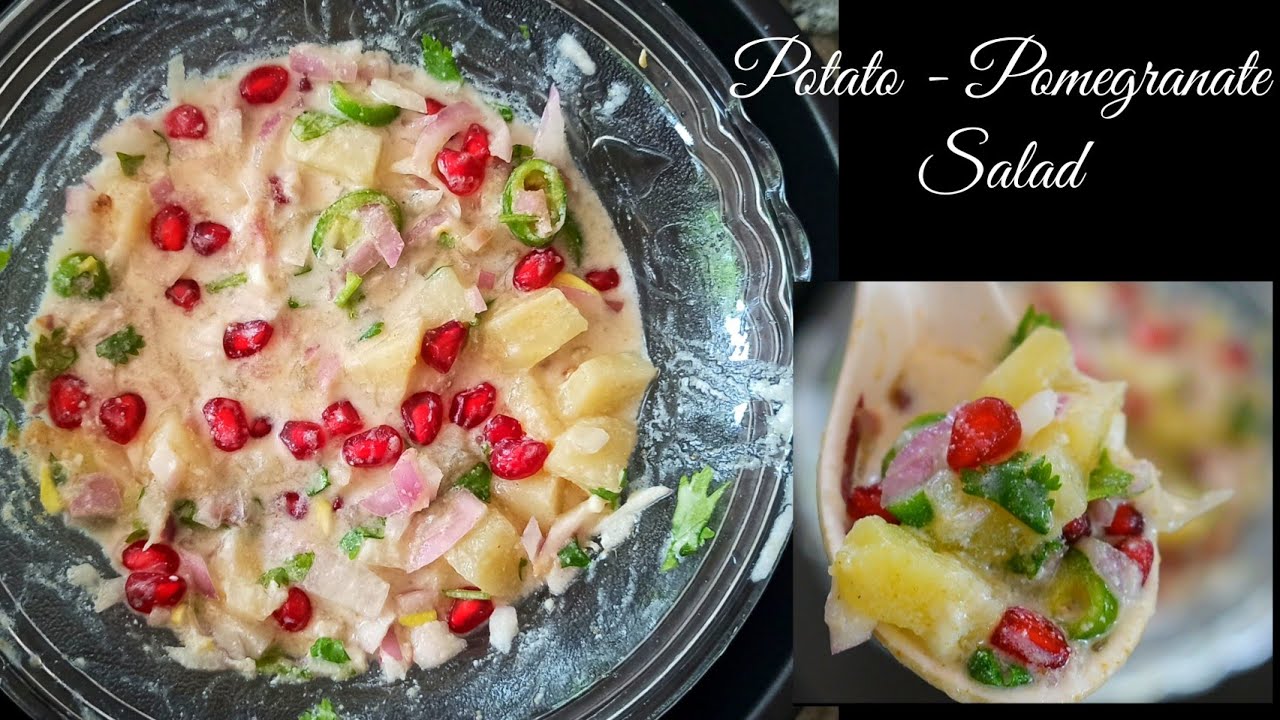 Potato - Pomegranate Salad/ Healthy Salad/ Salad Recipes/ Krishna's ...