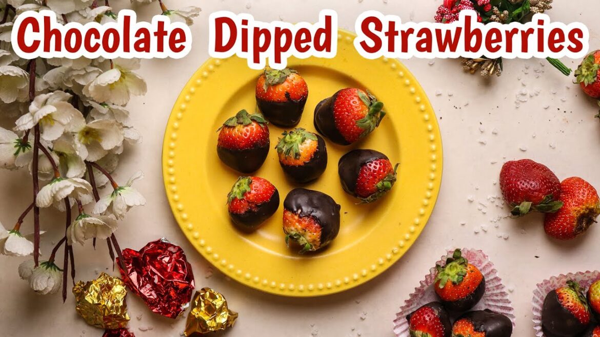How to make chocolate covered strawberries | Easy Chocolate Dipped ...
