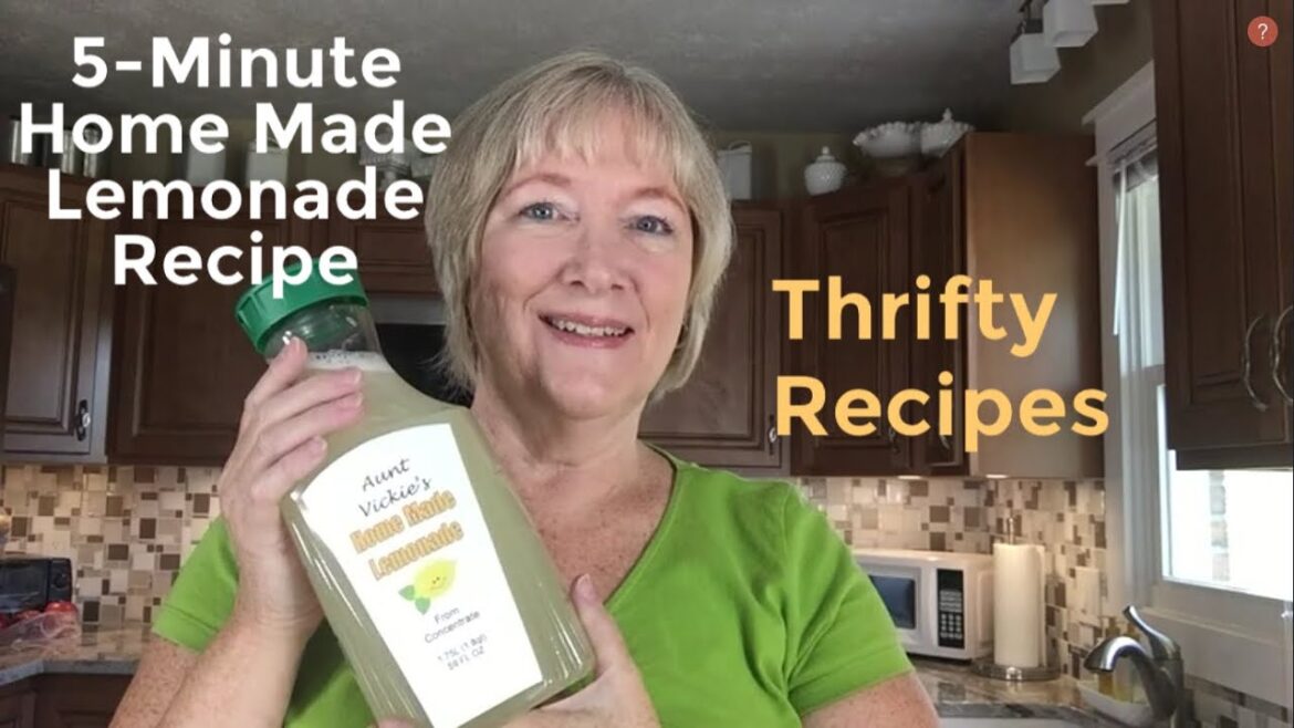 5-Minute Home Made LEMONADE Recipe | Lemon Juice Concentrate ...
