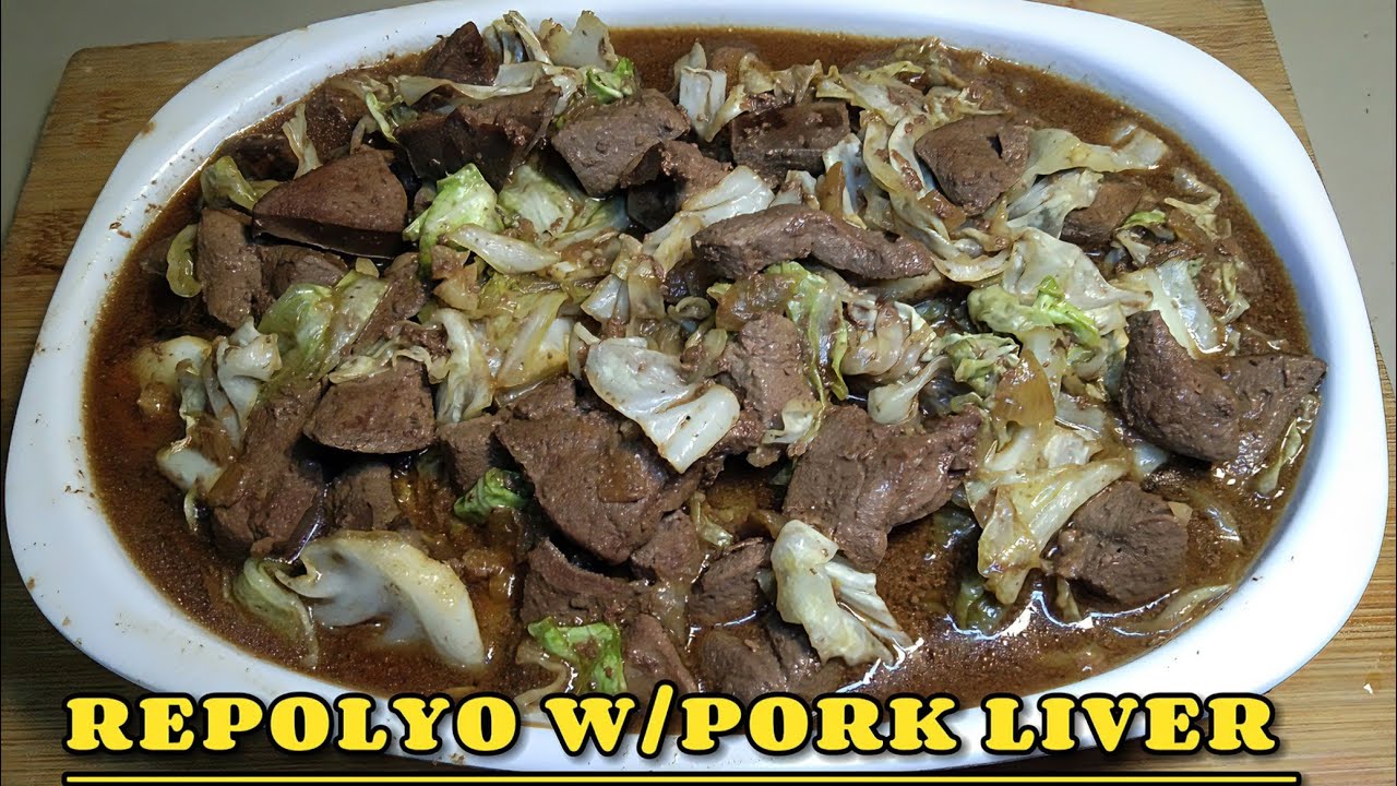 SARAP NITO!REPOLYO WITH PORK LIVER & OIYSTER SAUCE PINOY RECIPE!# ...
