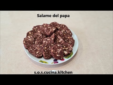 Salame del papa (salame al cioccolato)-Salami del papa (chocolate ...