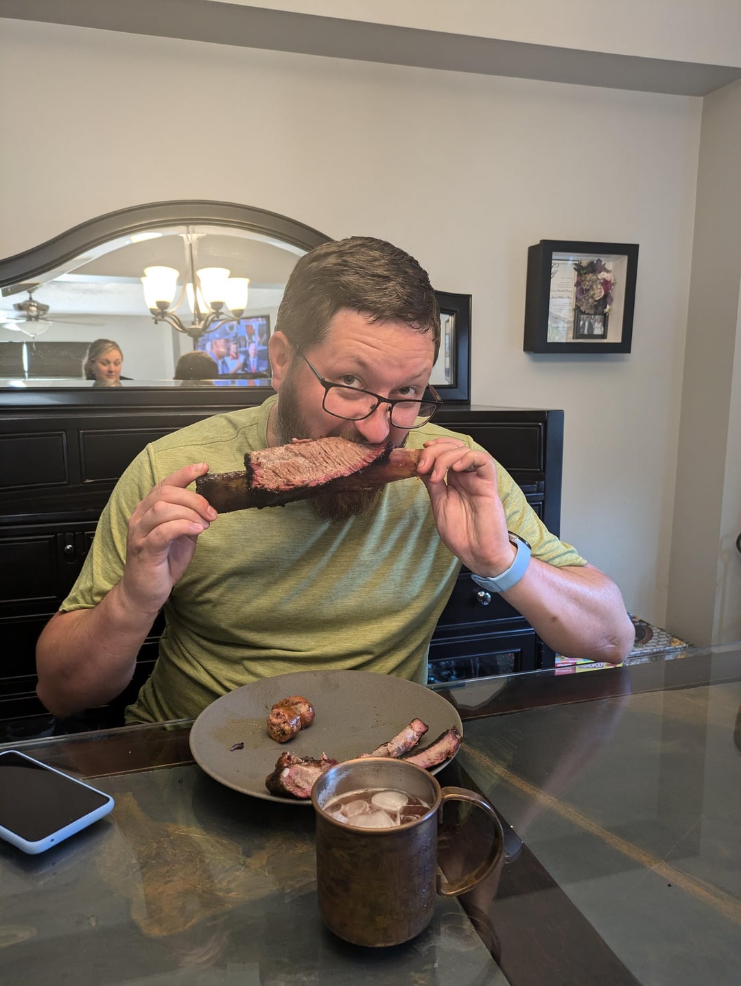 Father's Day Smoking Escapades - Dining and Cooking