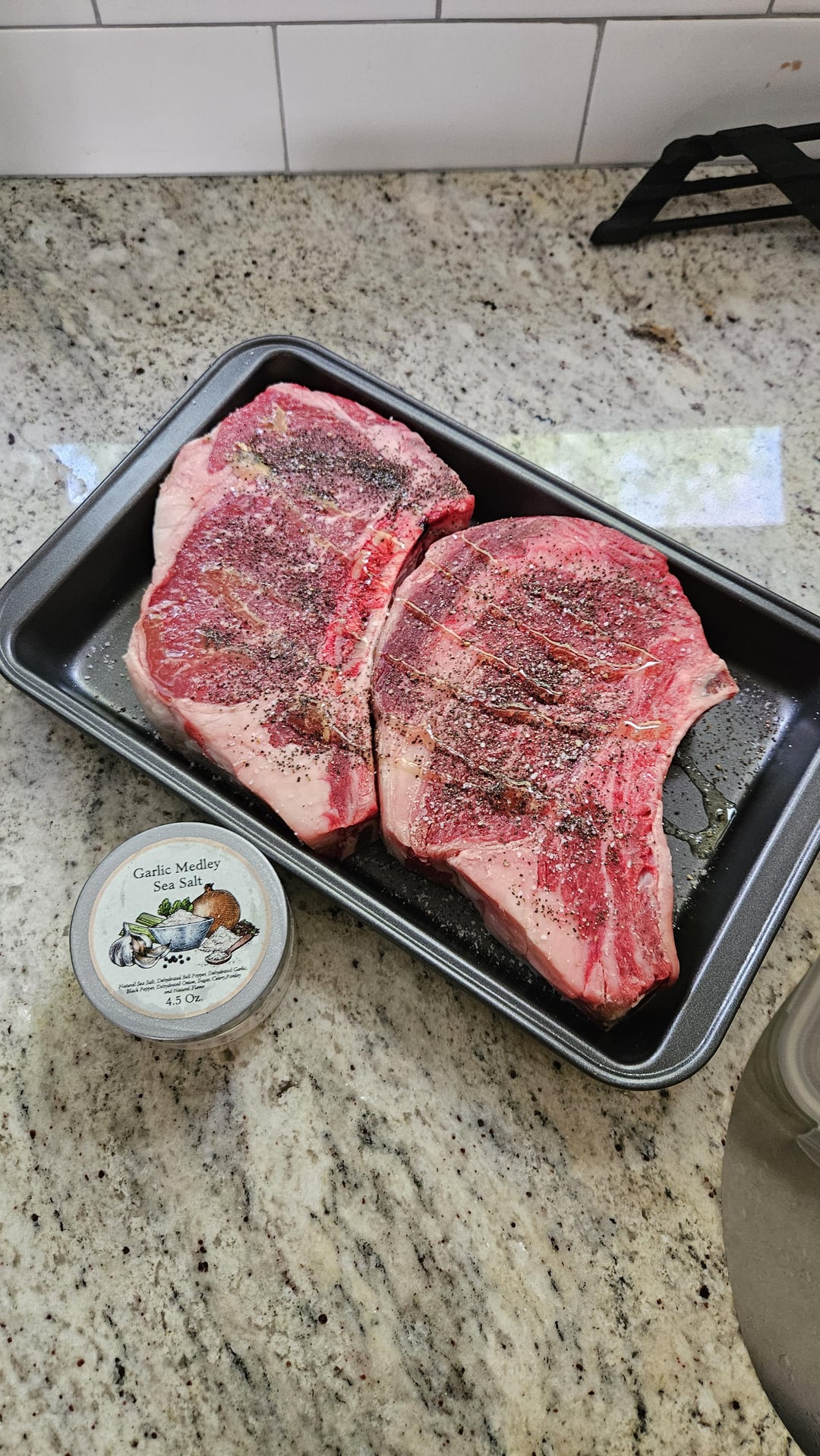 My first bone-in ribeye from a local butcher. How would you rate his ...