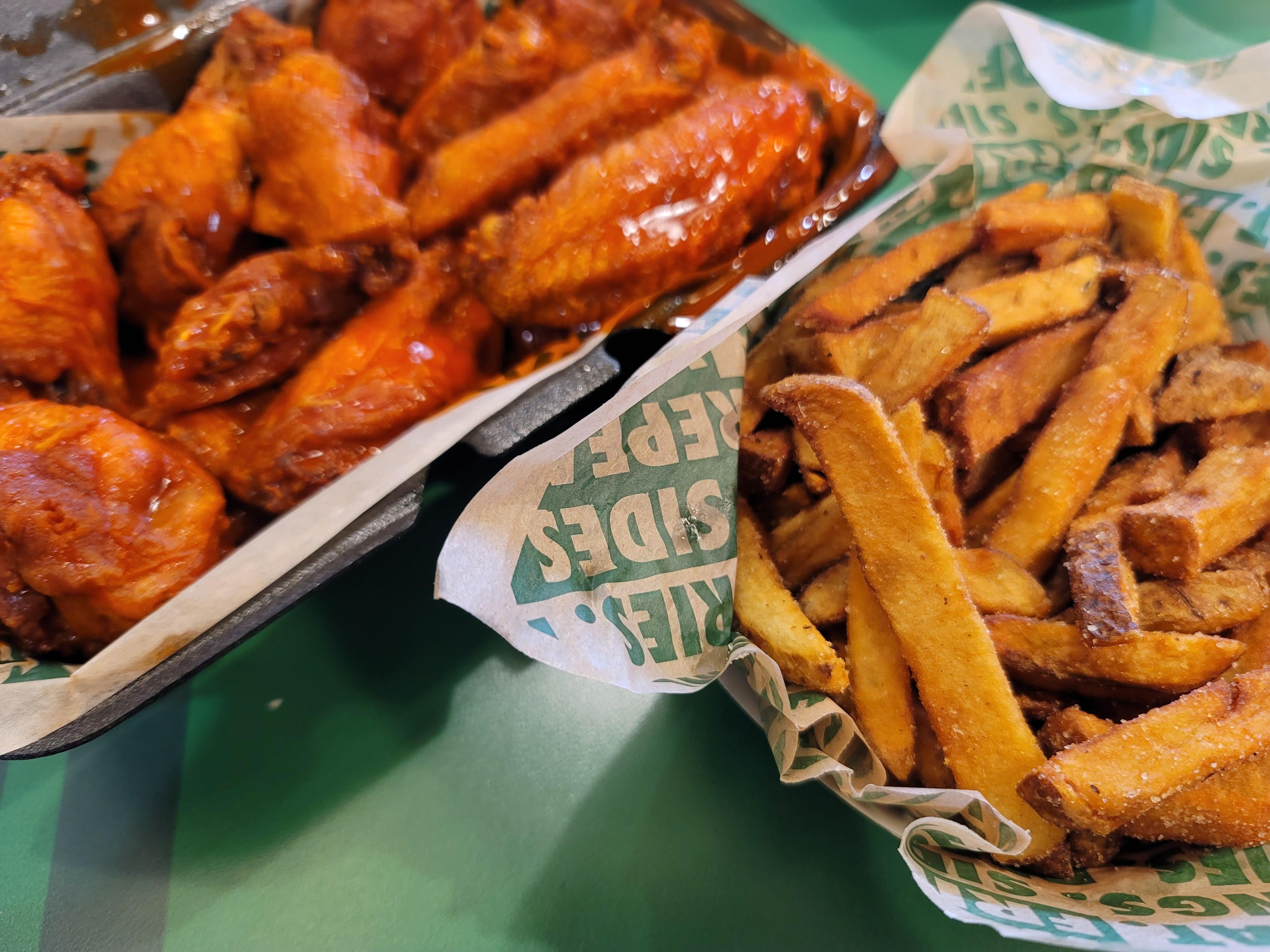 What is your side of choice when you order wings? Wingstop original hot ...