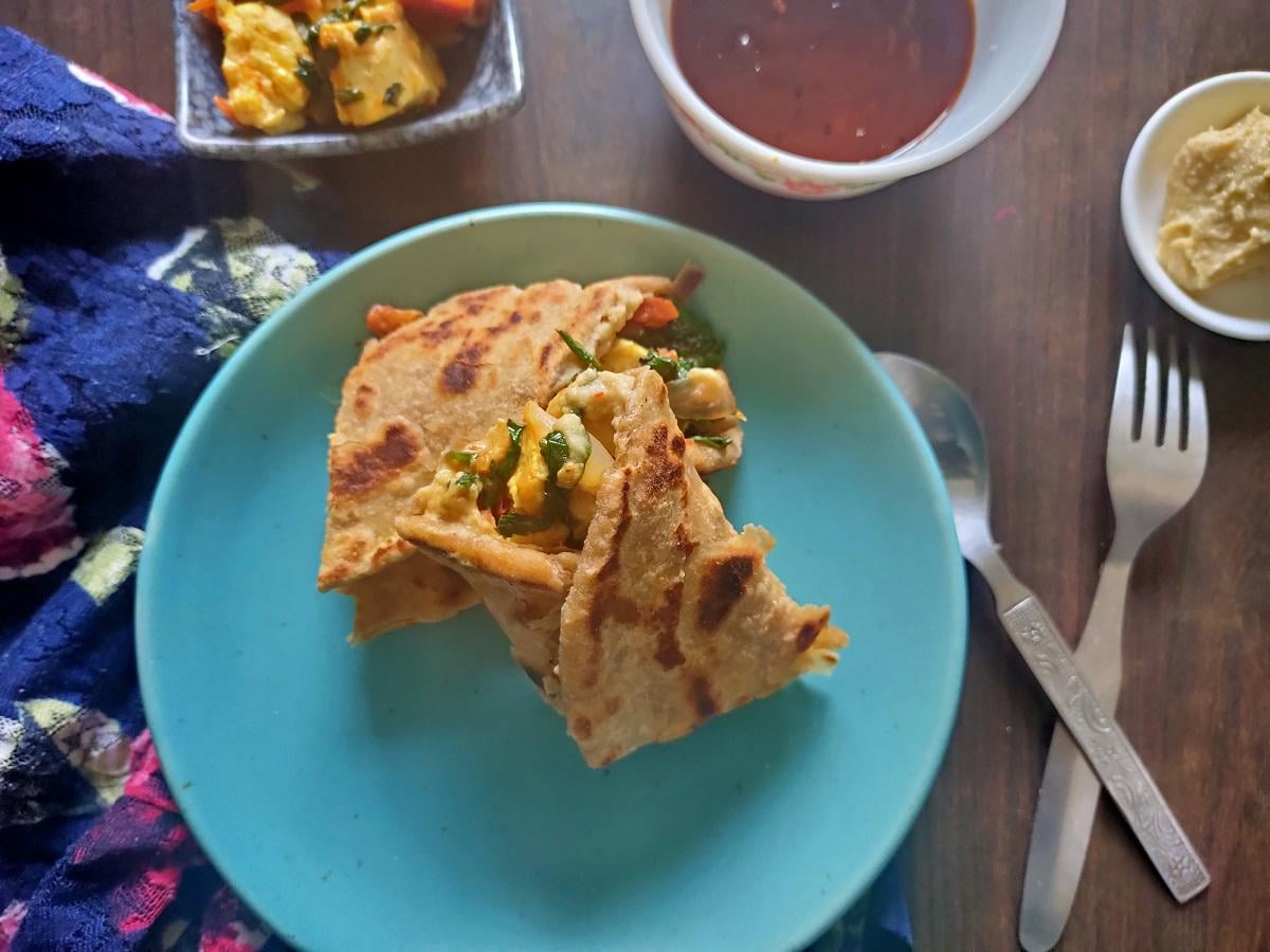 Healthy Paneer Wrap | Veg Paneer Roll | Easy Paneer Frankie (SWAP ...