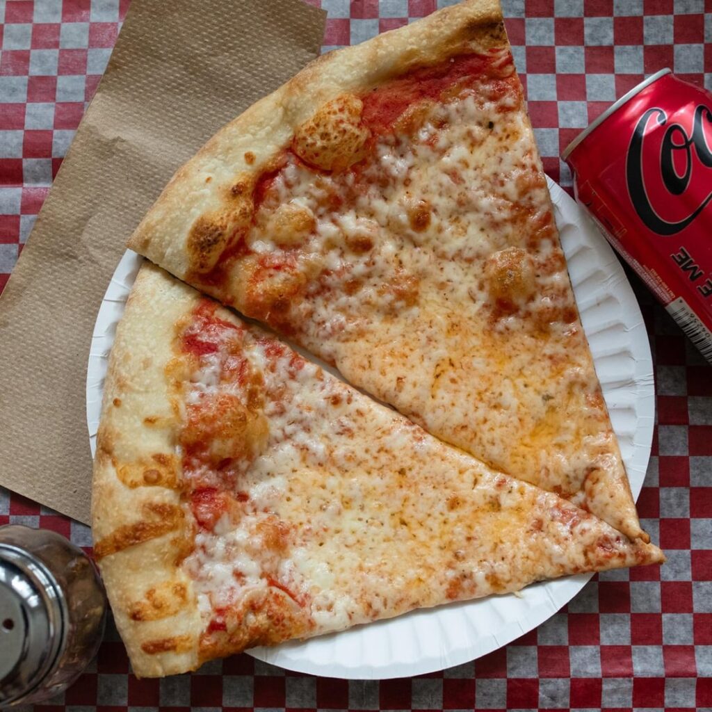 Couple slices I made for lunch today. Maybe they tasted even better ...