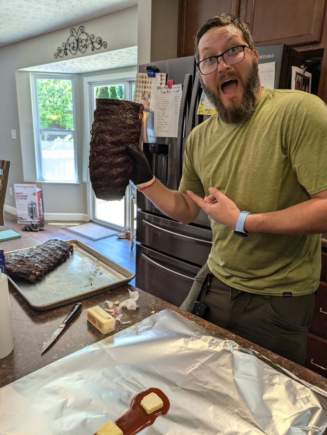 Father's Day Smoking Escapades - Dining and Cooking