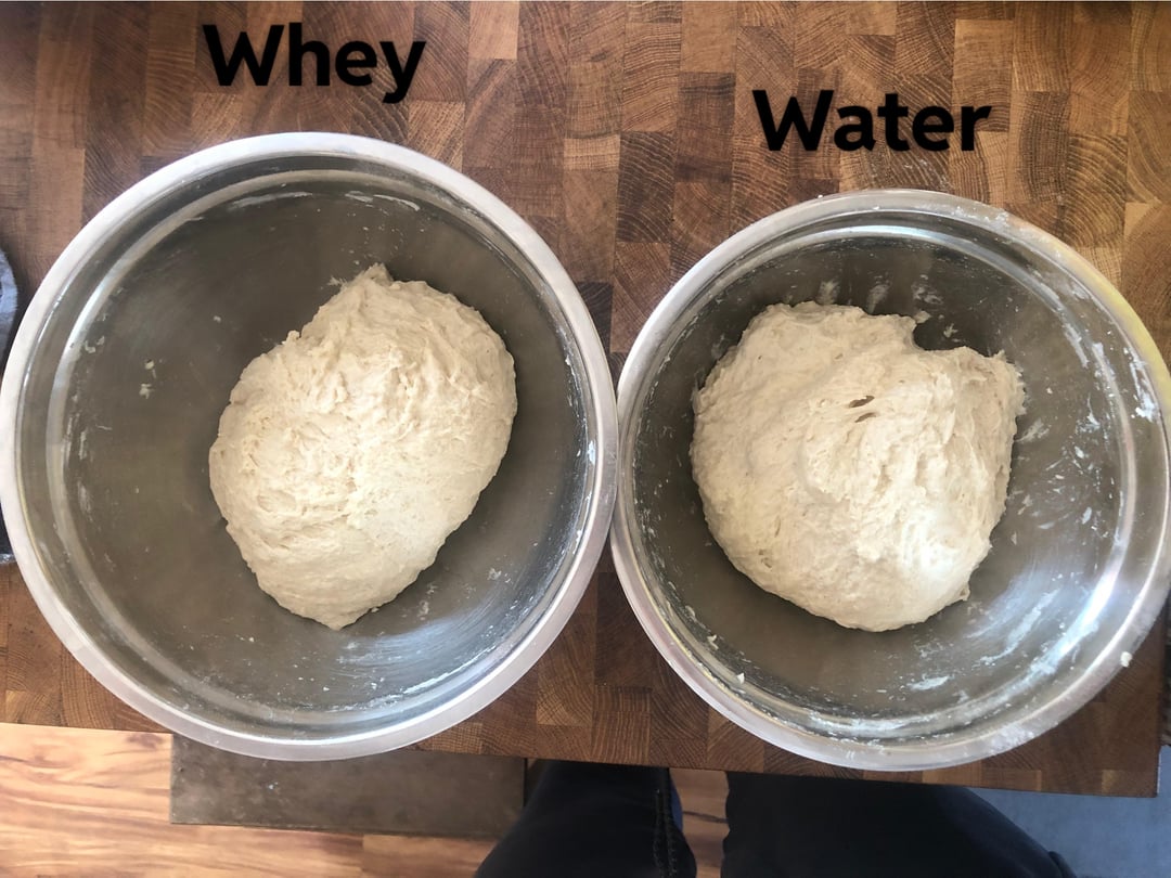 Sourdough Experiment whey v. water - Dining and Cooking