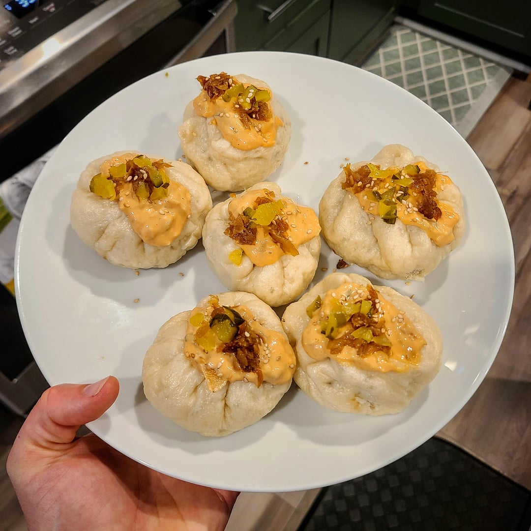 cheeseburger bao - Dining and Cooking