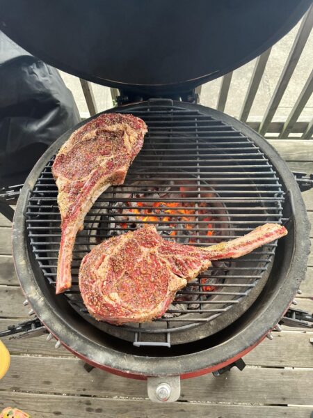 Of course we’re doing Cowboy Steaks today! - Dining and Cooking