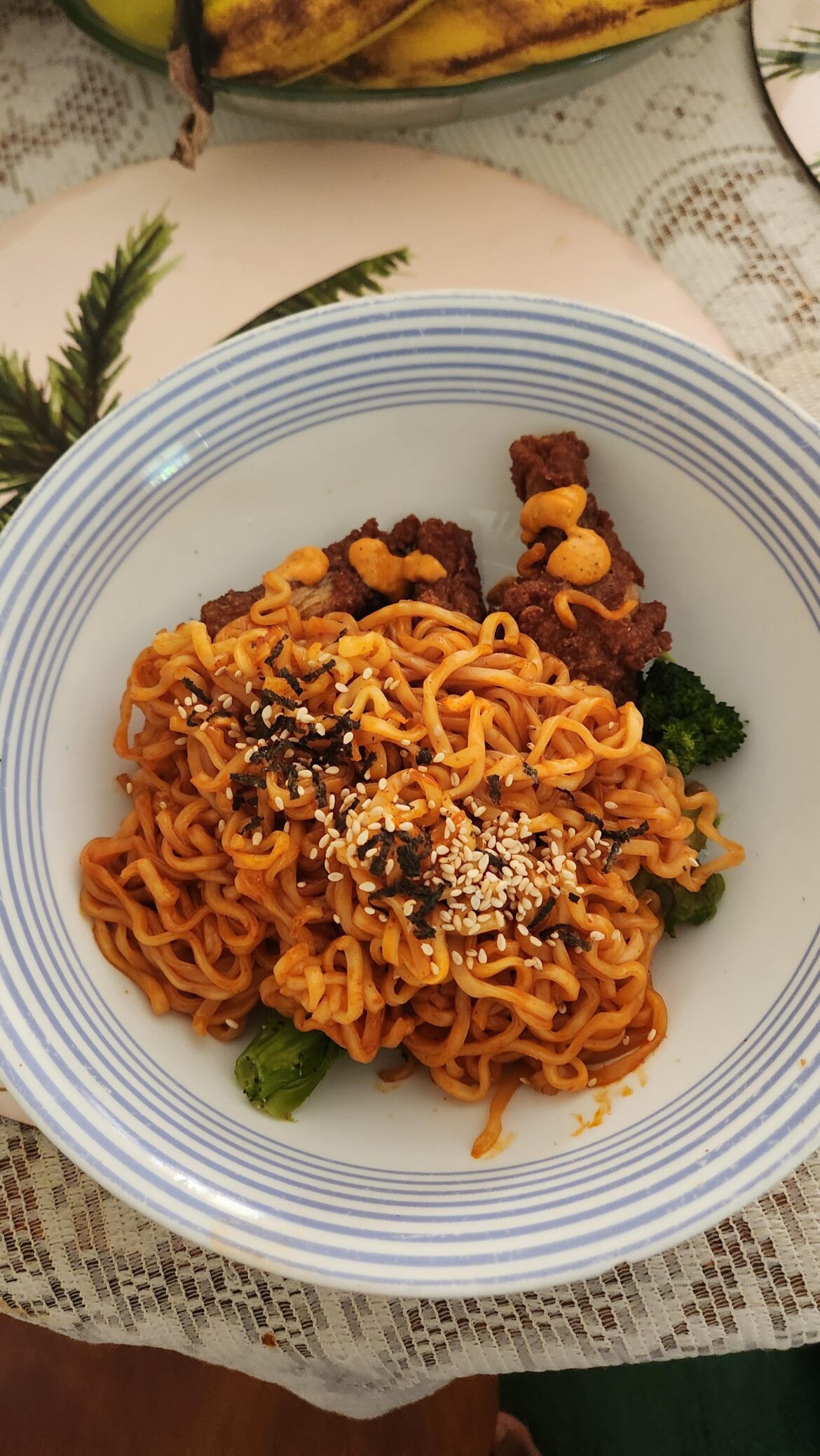 2x Buldak Ramen with Carolina Reaper hot sauce! - Dining and Cooking