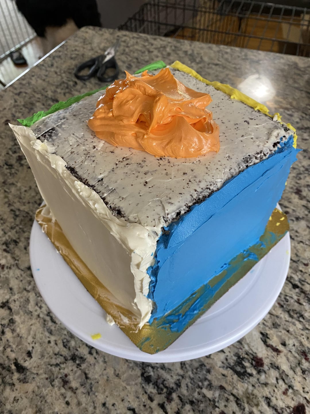 Rubik’s Cube Cake. More tedious than I anticipated lol. - Dining and ...