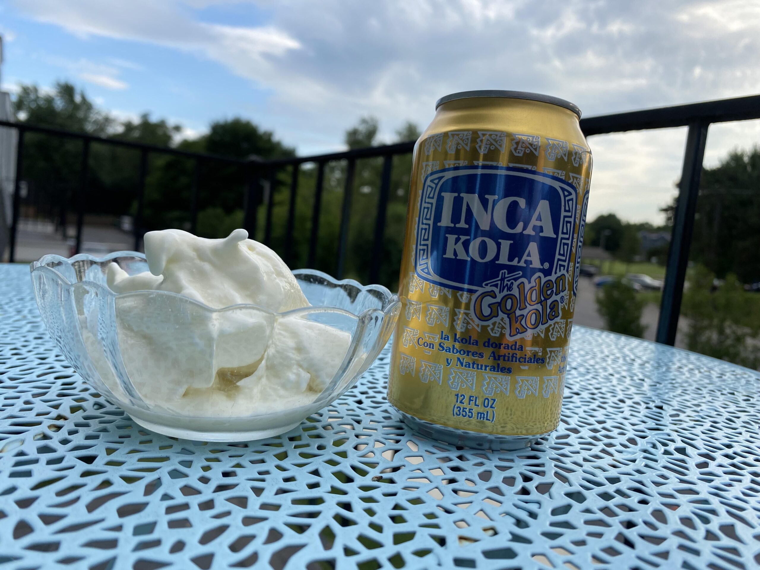 First ever homemade ice cream- Inca Kola, el sabor del Perú 🇵🇪 - Dining ...