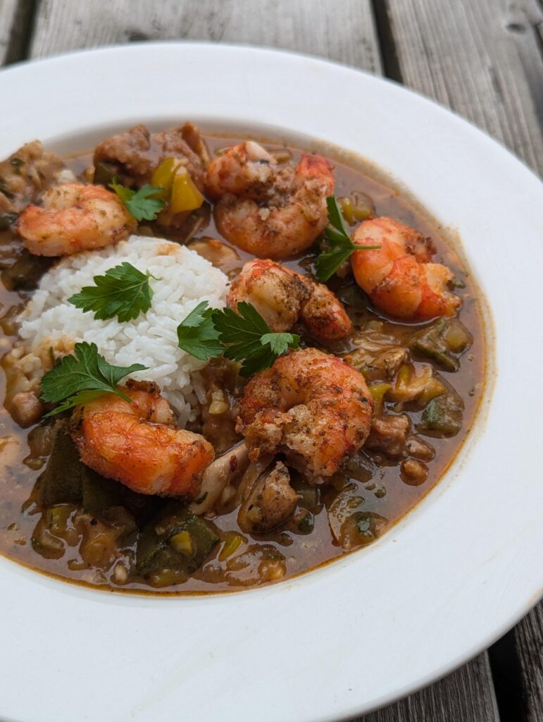 Rate my [homemade] Gumbo plate - Dining and Cooking