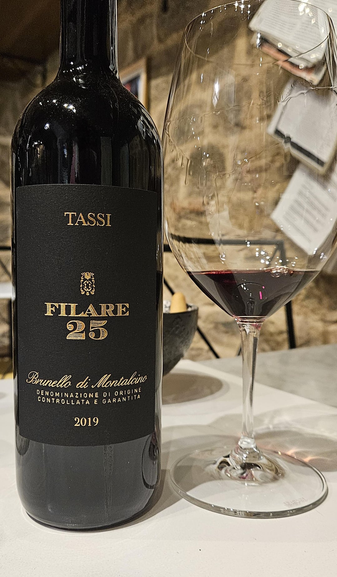 Tassi Filare 25 Brunello di Montalcino 2019 - Dining and Cooking
