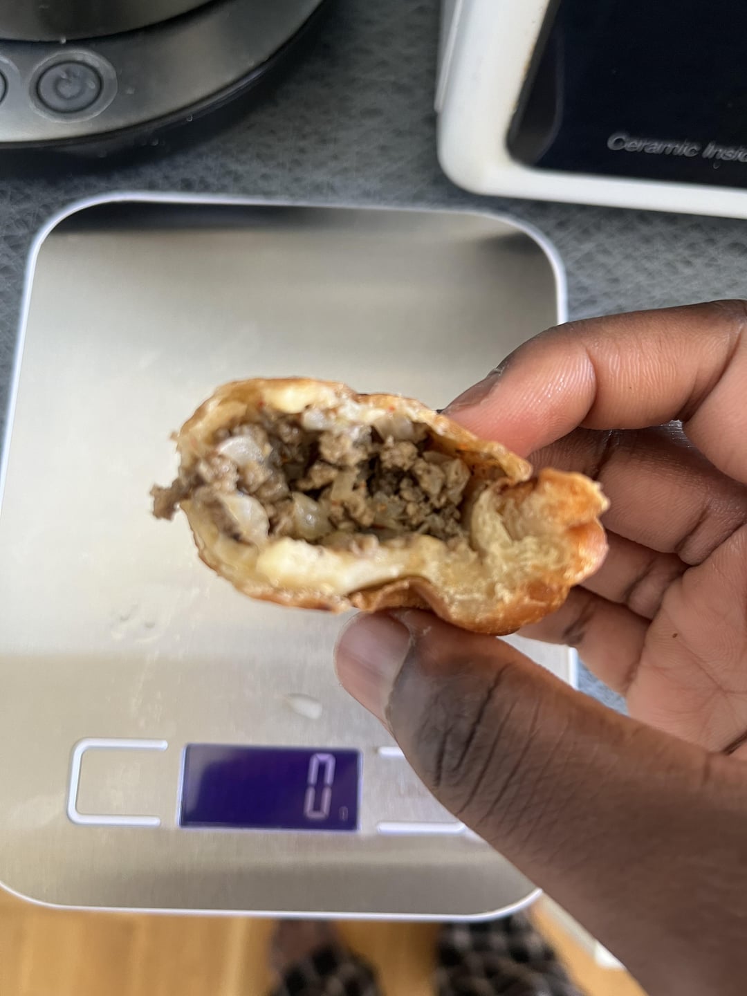 Please help, How many calories would you say is in this meat pie ...