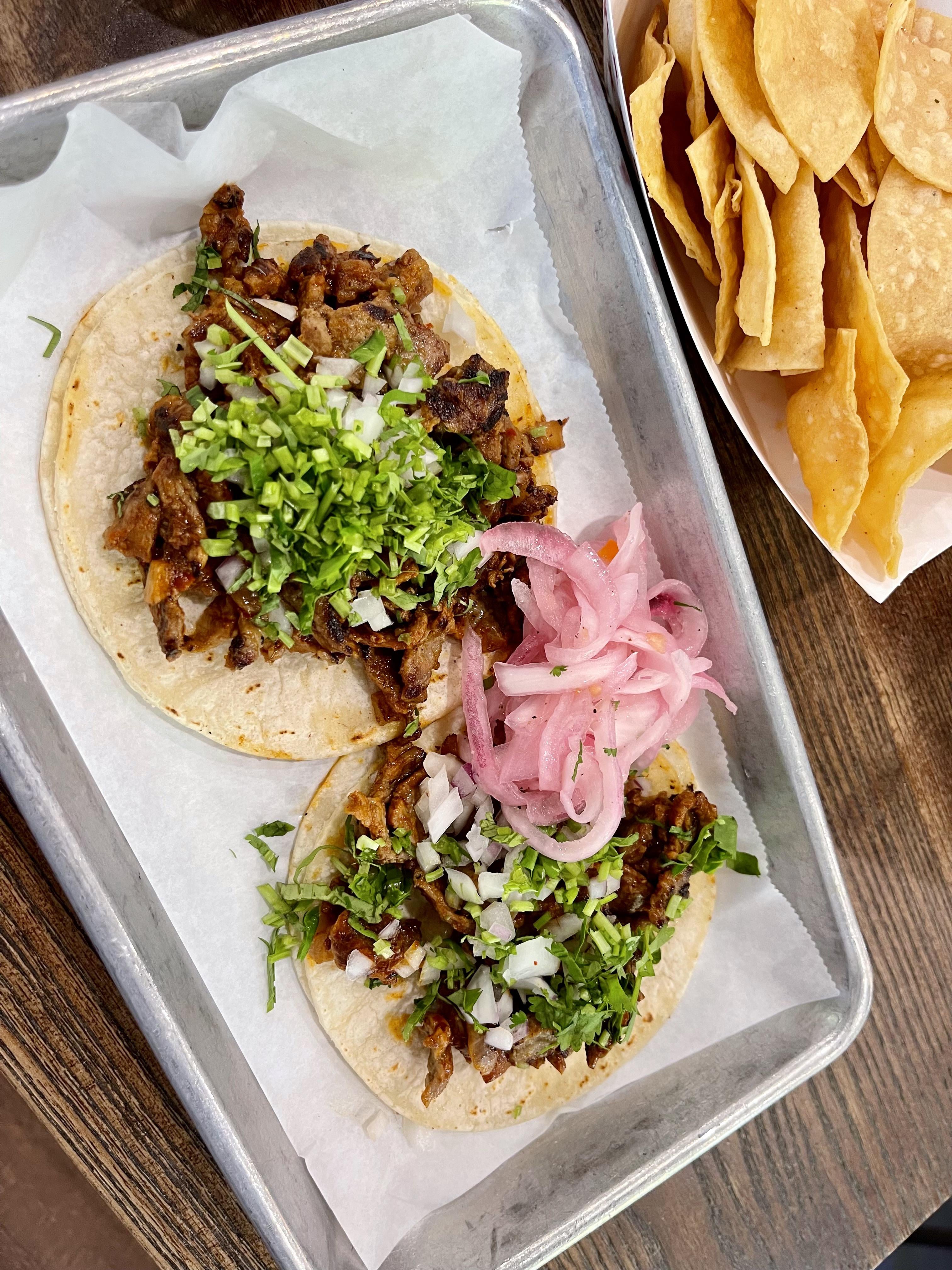 Adobada tacos 🤍🌮 - Dining and Cooking