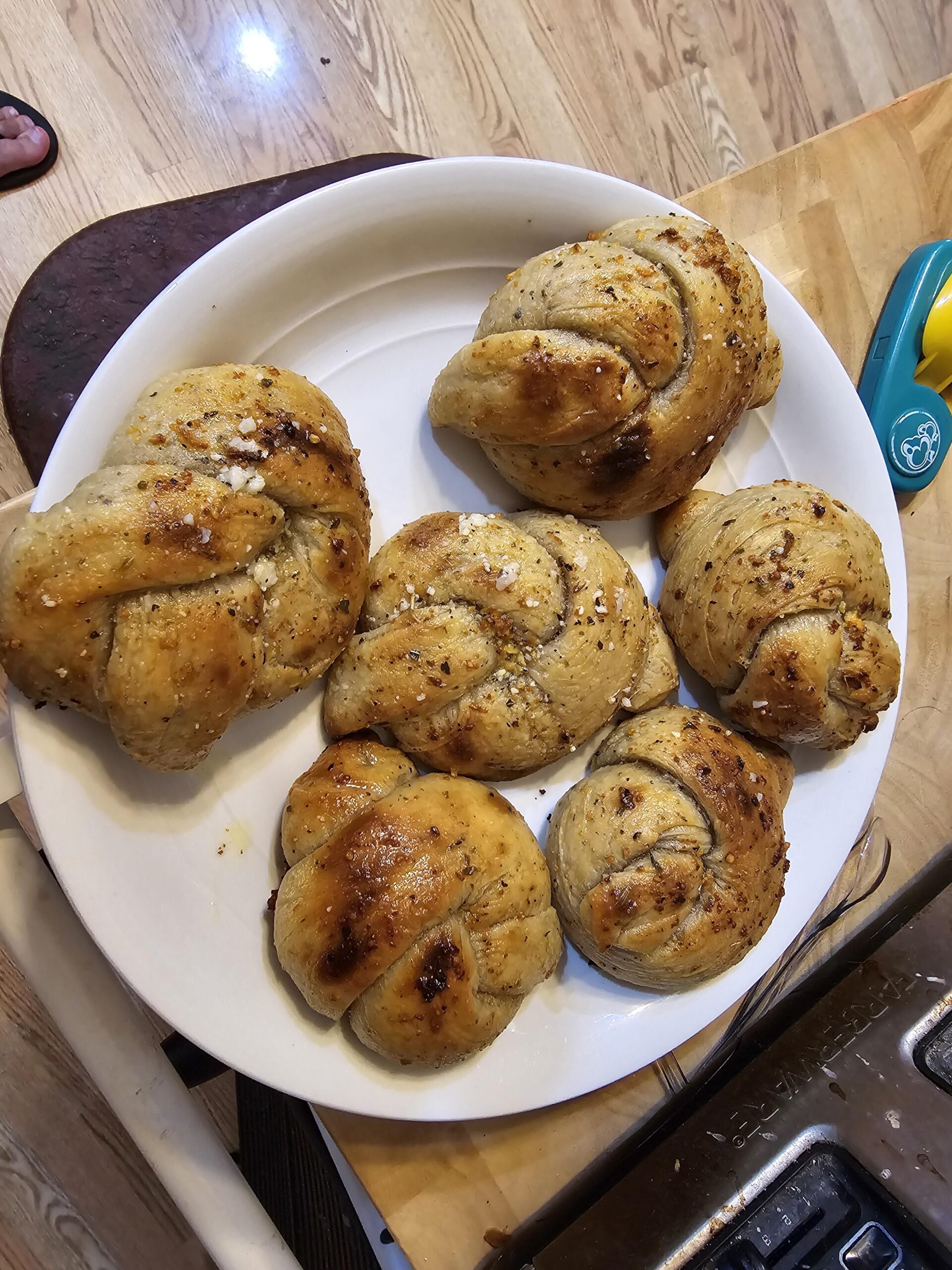 Happy birthday garlic knots - Dining and Cooking
